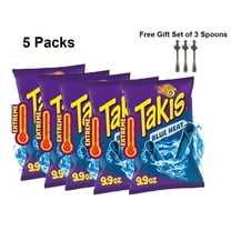 Takis Blue Heat Mini 25 pc / 1.23 oz Bite Size Multipack, Hot Chili ...