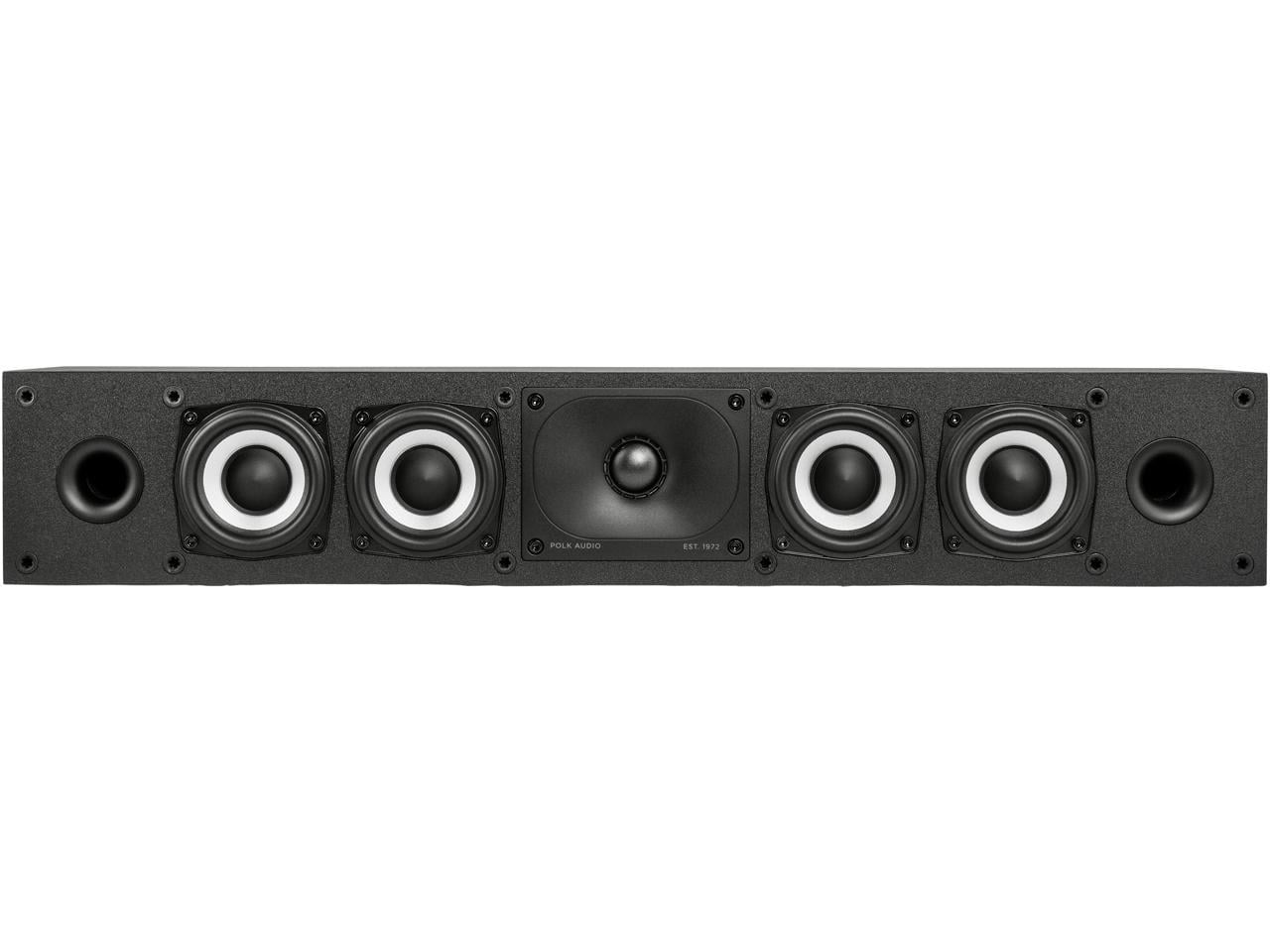 Polk Audio - Monitor XT35 Center Channel Speaker - Midnight Black ...