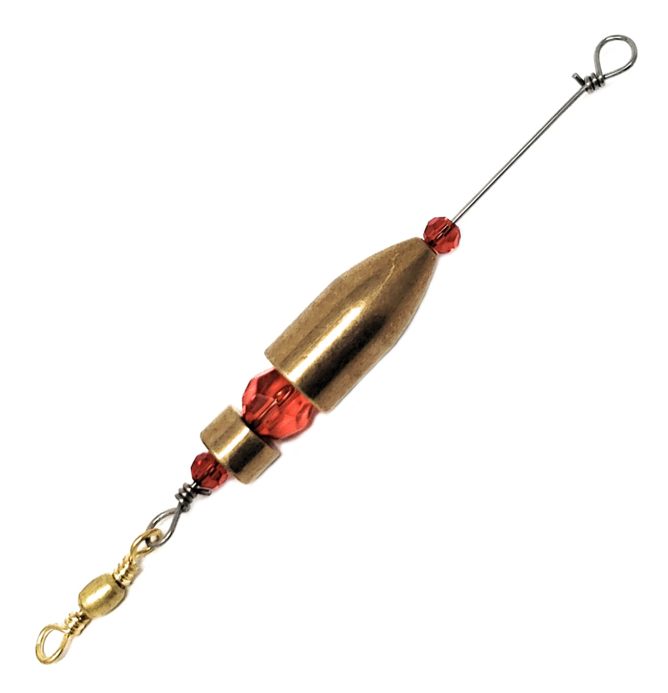 Reaction Tackle Carolina Rig/Brass Ready Rig - 6 Pack - Walmart.com