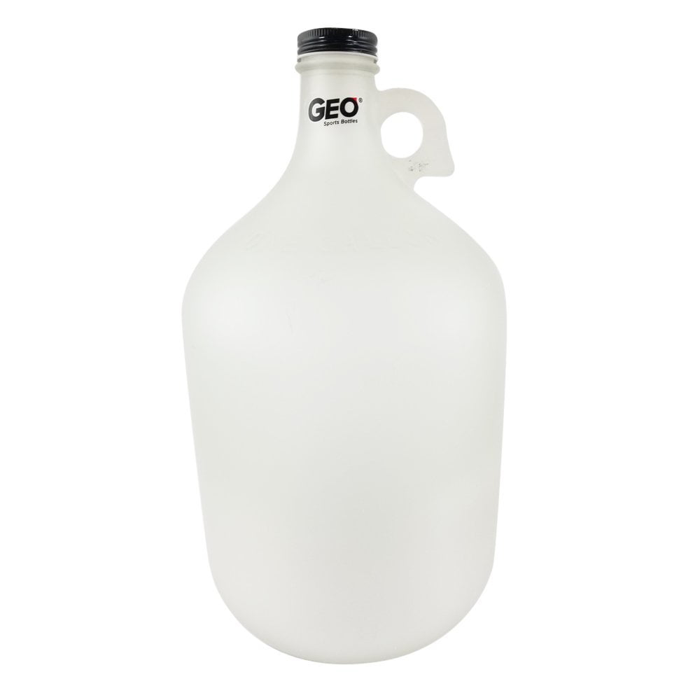 1 Gallon Glass Jug Reusable Water Bottle Jug BPA Free With Cap and ...