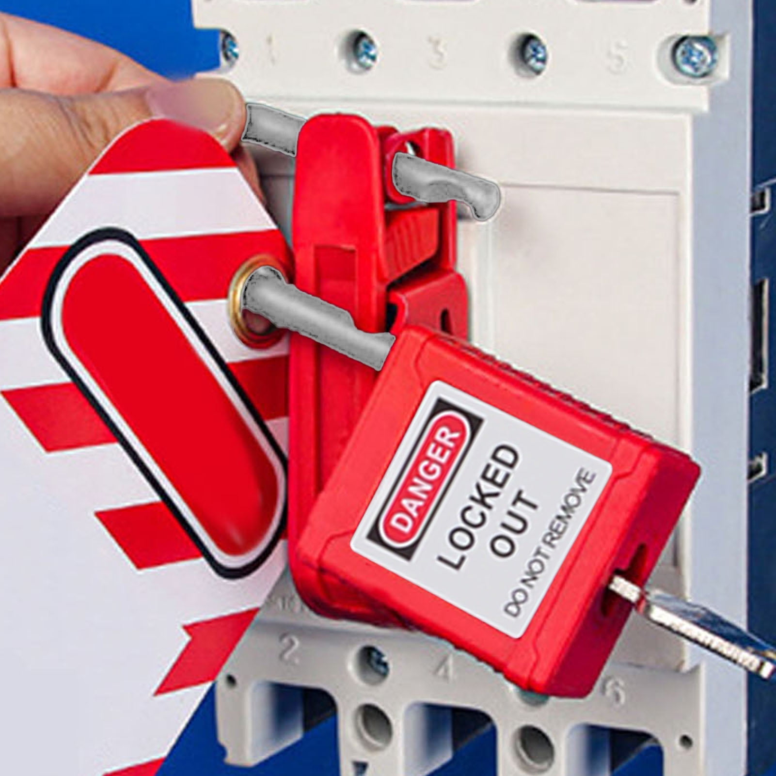 Electrical Lockout Tagout Board, Abrasion Proof Lockout Tagout Station ...