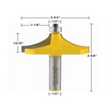Yonico Thumbnail Table Edge Router Bit - Large - 13141 - Walmart.com