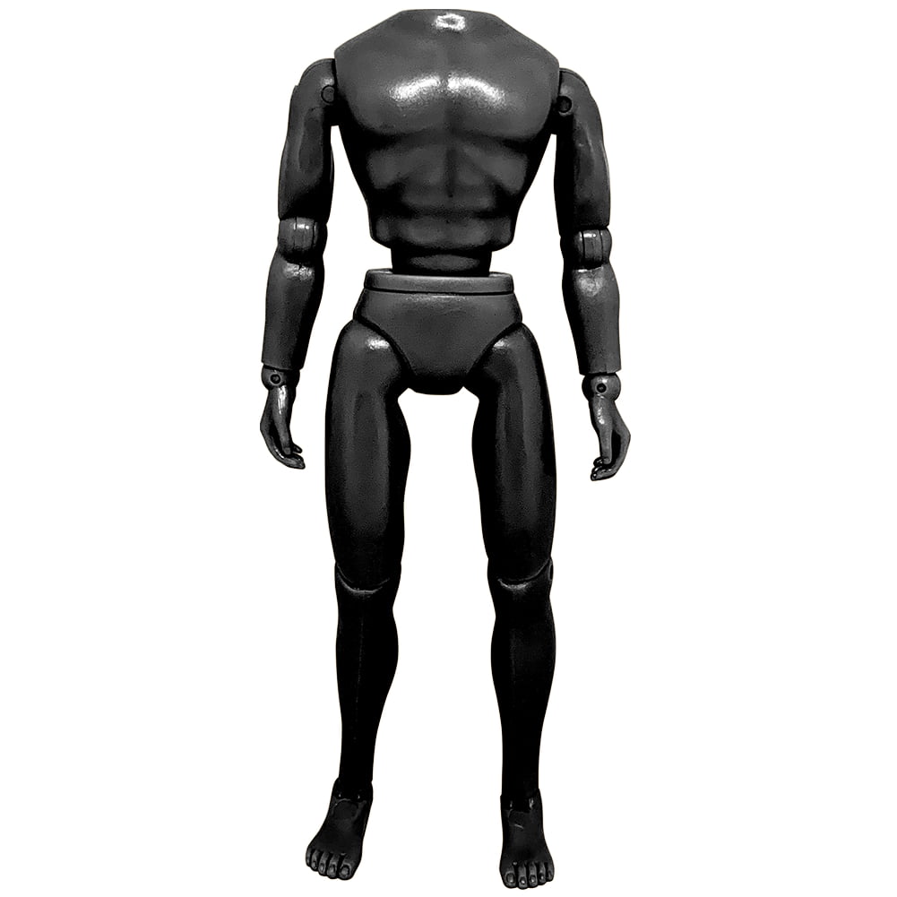 Figures Toy Company Type S Retro 8 Inch Male Black Body Action Figure ...