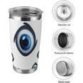 20 oz Vacuum Insulated Stainless Steel Travel Tumbler with Double ...