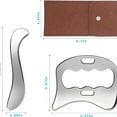 Stainless Steel Gua Sha Tool Fascia Scraping Massage Therapy Loosening ...