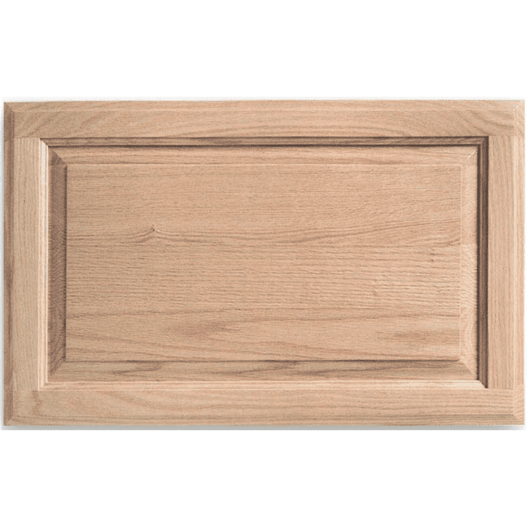 Mastercraft Unfinished Oak Square Raised Panel Cabinet Square Raised