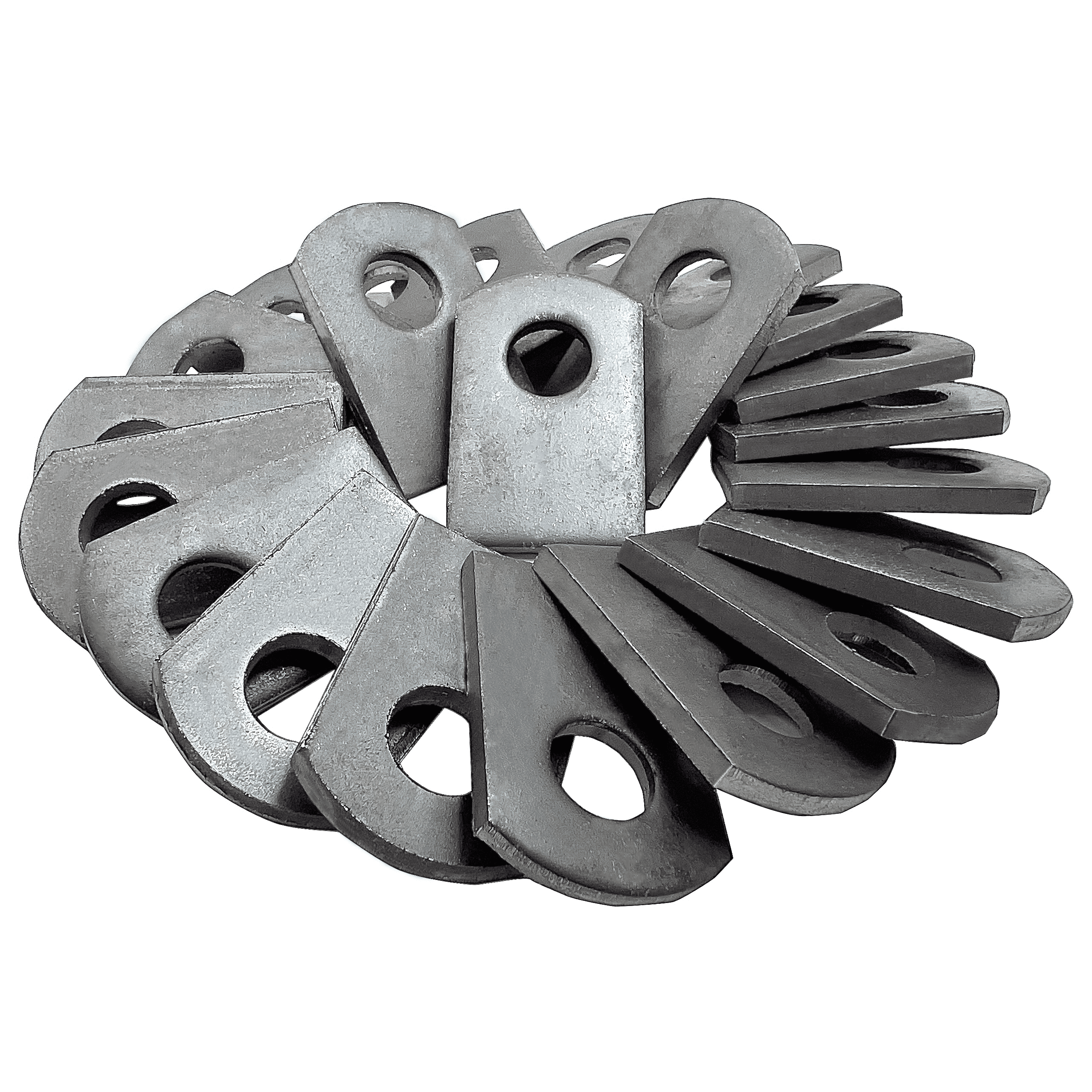 100 Pack - Welding Tabs Metal Weld On Steel Tab 1" x 1-1/2" x 1/8 ...