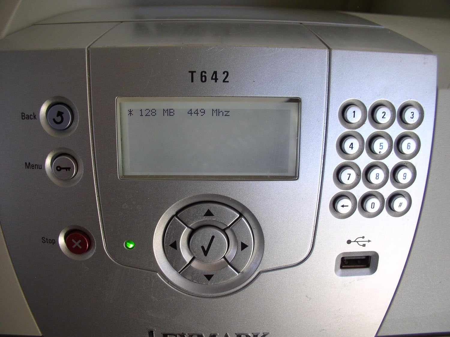 Restored Lexmark T642 Monochrome Laser Printer – 45 ppm, 1200 × 1200 ...