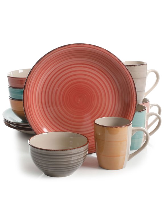 Stoneware Dinnerware Sets in Dinnerware - Walmart.com
