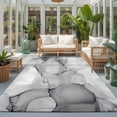 Area Rug 3x5ft, Modern Natural Marble Gradient Art Washable Rugs for ...