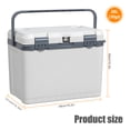 30 Quart Hard Cooler,Insulated Portable Ice Cooler Box for Drink ...