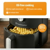 Toastmaster Small Air Fryer Basket, 2.6L (2.75 quart) Capacity, Black ...