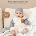 6-Pack Beanie Hats for , Soft Caps for Boys & Girls, 0-6 Months ...