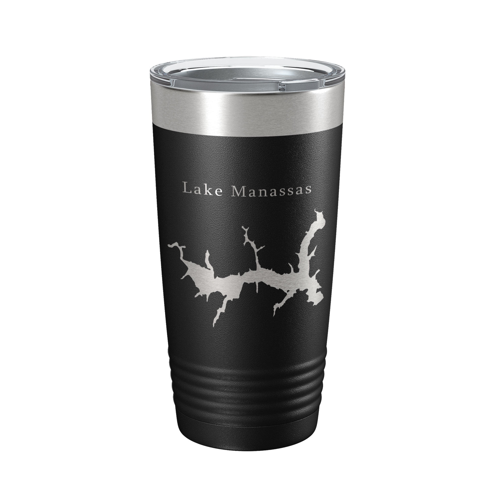 Lake Manassas Map Tumbler Travel Mug Insulated Laser Engraved Coffee ...