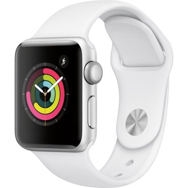 Apple Watch SE (2nd Gen) GPS 40mm Silver Aluminum Case with White Sport ...