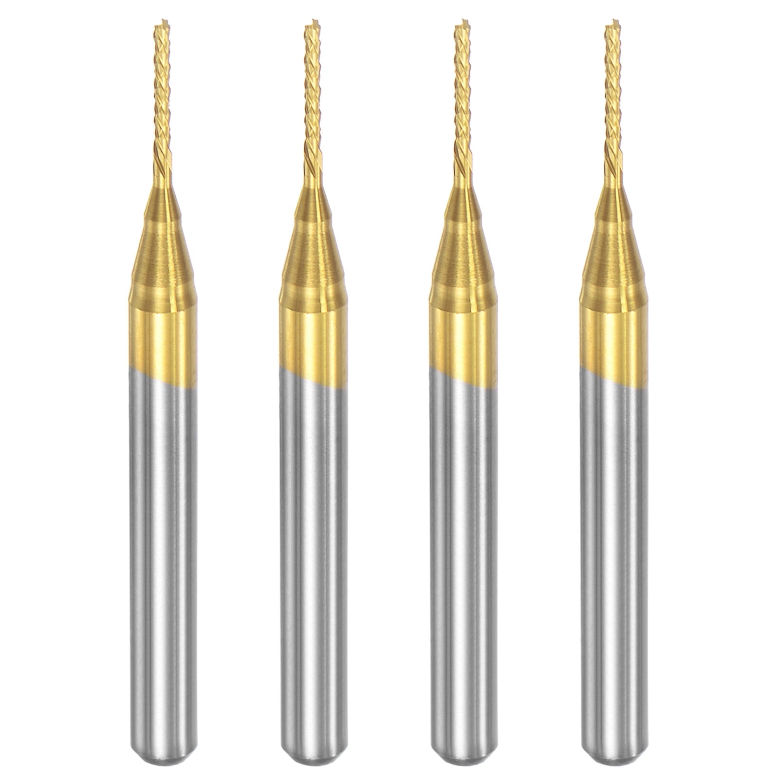 End Mill Carbide Set 5-Piece 2mm - 4 Flute CNC Milling Cutters s Mill Bit