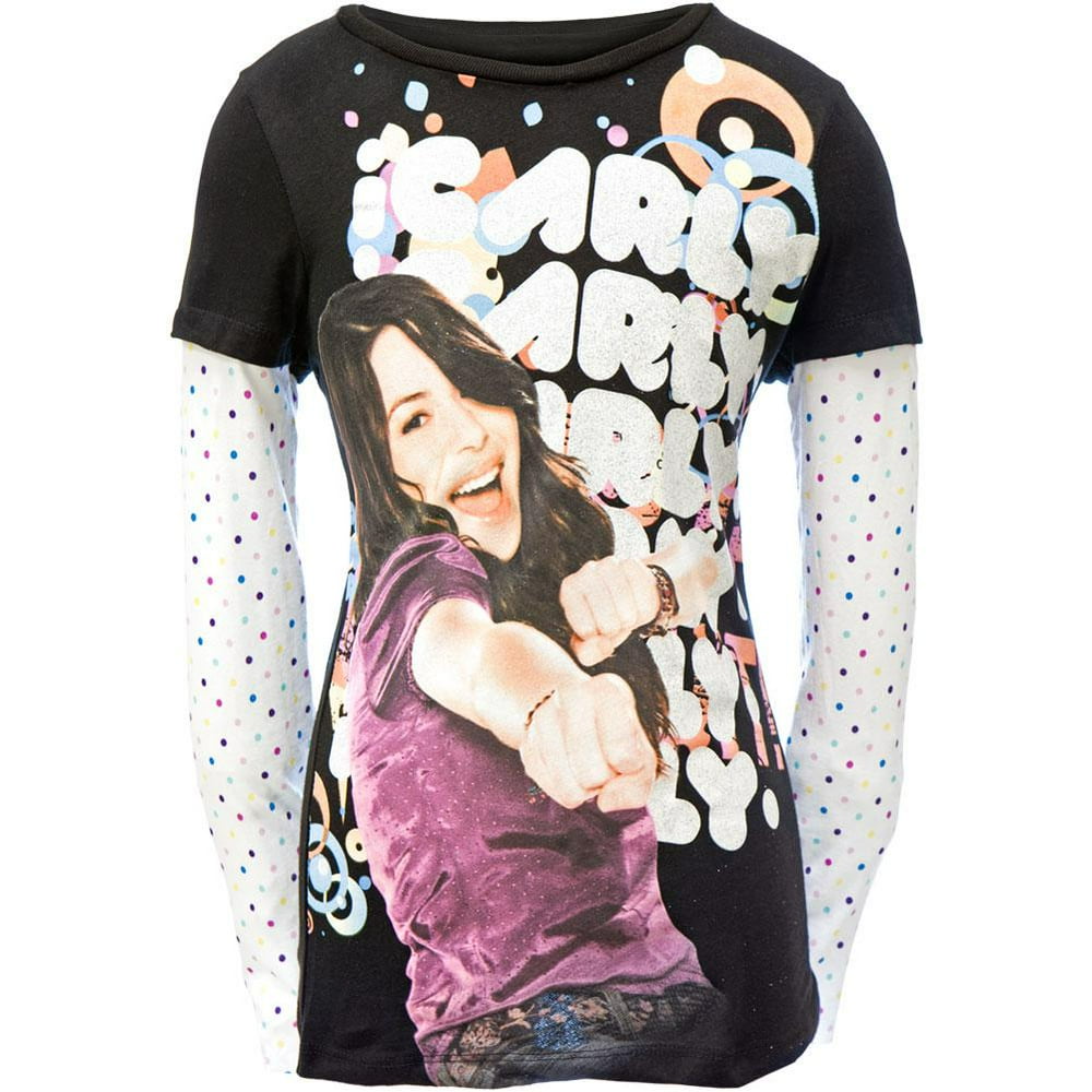 iCarly - iCarly - Pow Girls Youth 2fer Long Sleeve T-Shirt - Youth ...