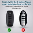 Autobase Silicone Key Fob Cover for 2023 2024 2025 Nissan Rogue ...