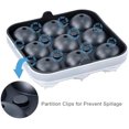 Large Ice Ball Maker with Lid, 9 x 2 Inch Ice Balls - Food Grade, Easy ...
