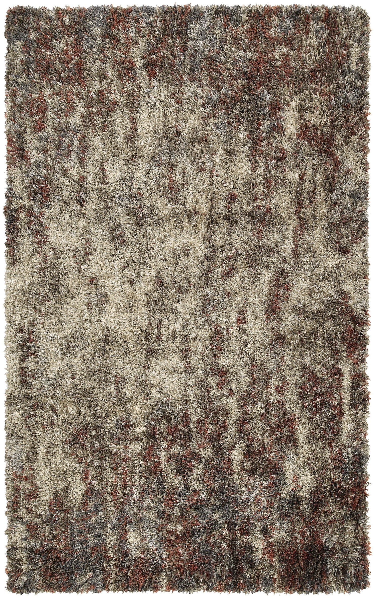 Addison Borealis Casual Plush Shag Taupe Area Rug - Walmart.com
