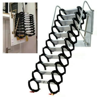 Rainbow Attic Stair Prestige Telescoping Attic Ladder - Orange ...