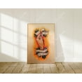 American Traditional Tattoo Hand Holding Match poster Wall Art Decor ...