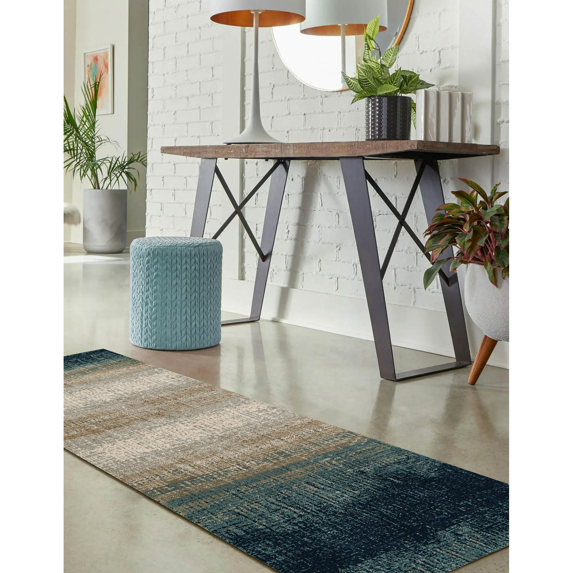 Ecarpet Sable Contemporary Runner Rug For Living Room  Bedroom  Dining Room  Entrance  Hallway And More. 2 Ft. X 8 Ft.