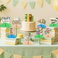 Brown Storybook 1st Birthday Party Decorations, 8pcs First Chapter ...