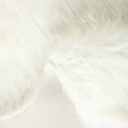 Better Homes & Gardens Faux Sheepskin Fur Pelt Area Rug, White, 30"x47 ...