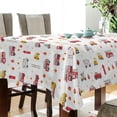 54x54in Square Printed Tablecloth Easy-Care Decorative Table Cloth for ...