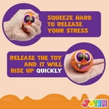 Sycnfun 24 Pcs Halloween Stress Balls for Kids,Halloween Funny Stress ...