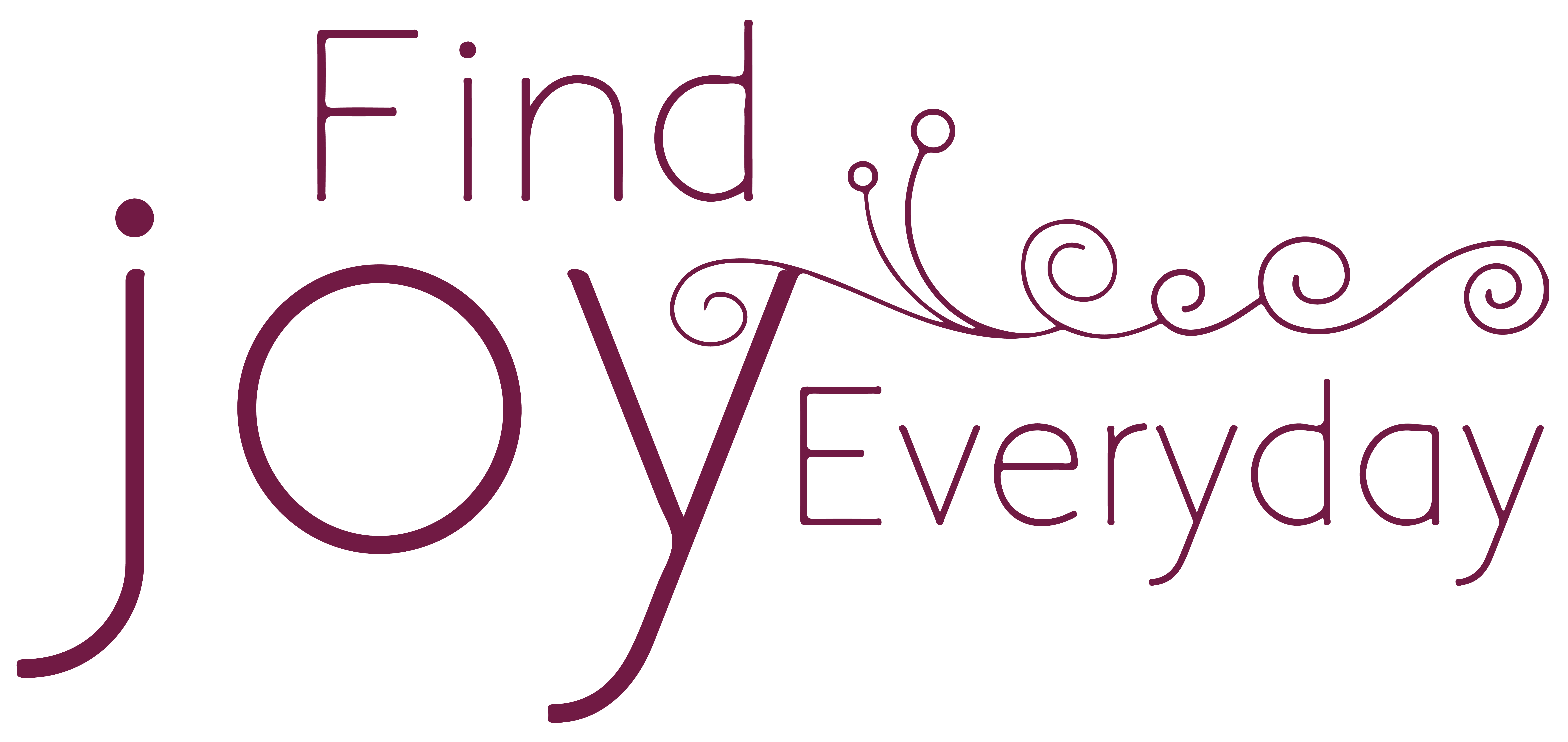 Find Joy everyday Vinyl Decal Sticker Quote - Large - Violet - Walmart.com