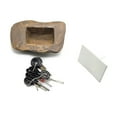 TOP5EX Outdoor Key Hider, Faux Rock Design, Resin, Waterproof, Durable ...