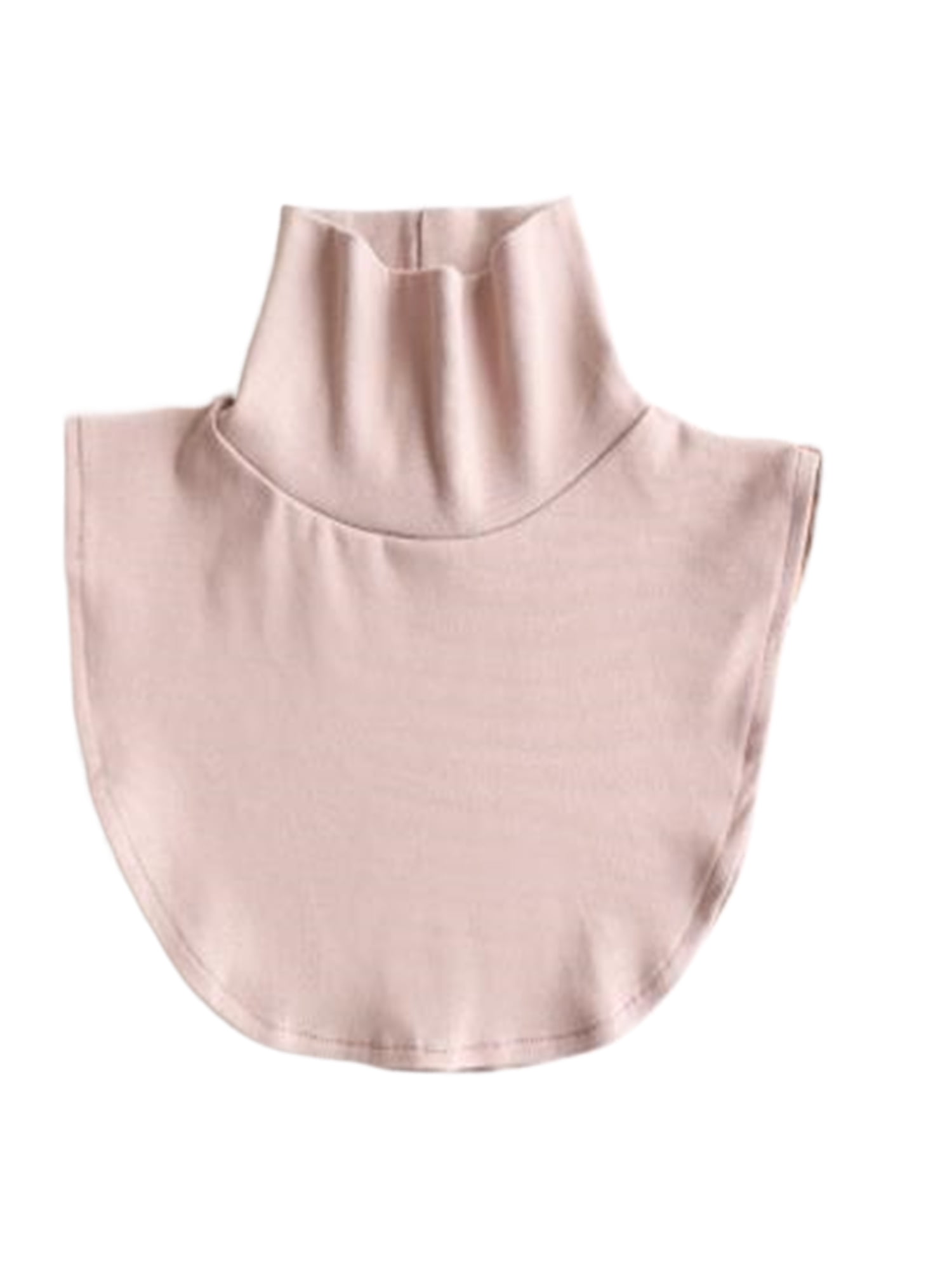 Gureui Women Girls Fake Turtleneck Detachable Collar Striped Print ...