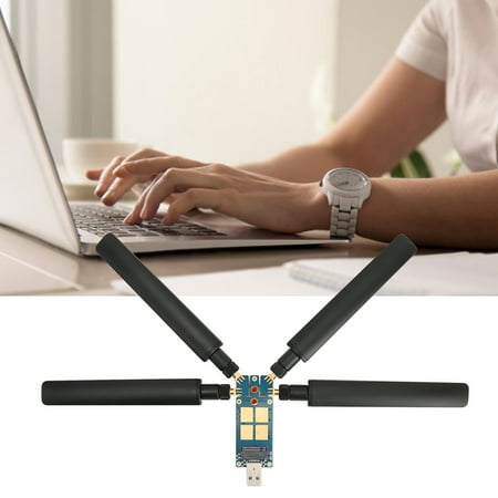 5G DONGLE WiFi Card, 4 Antennas Firmware Upgrade 5G DONGLE Expansion ...