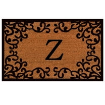 Calloway Mills Chateaux Monogram Doormat Letter Z Coir Durable Outdoor ...