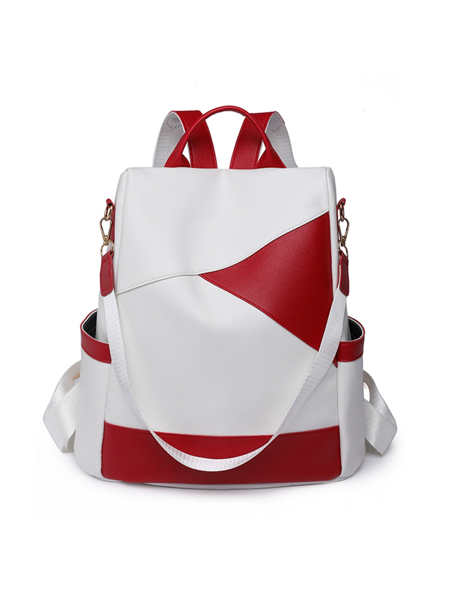 UKAP Ladies Daypack Large Capacity Backpack Anti-Theft PU Leather ...