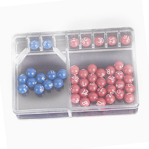 pitrice Mini Lottery Machine Raffle Balls Bingo Game Balls Raffle Balls ...