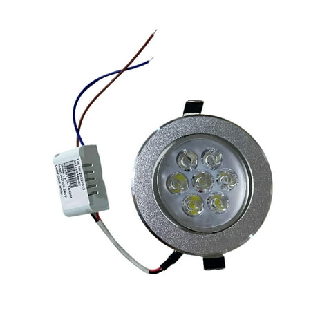 Wweixi 7*1W DimmableLED Ceiling Light Recessed Spotlight Downlight Cool ...
