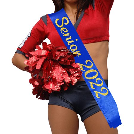 Blue Senior 2022 Satin Sash - 2022 Graduation Sash - Finally Graduated ...