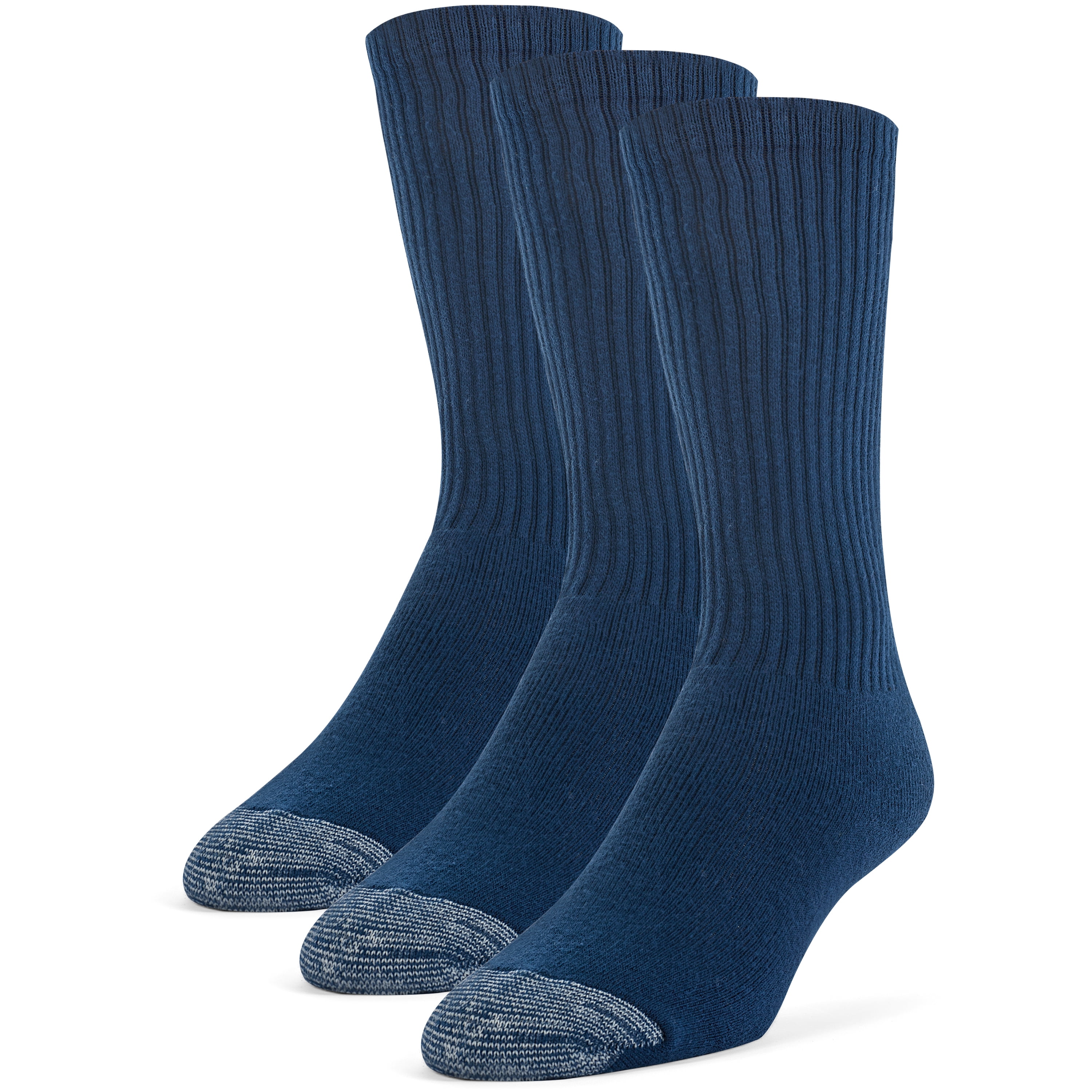 Women's Cotton Extra Soft Crew Cushion Socks - 3 Pairs - Walmart.com