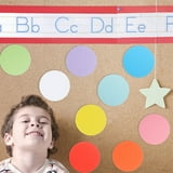 90 Pcs 6 Inch Round Cutouts Paper Dots Circles Assorted Color Round Cut ...