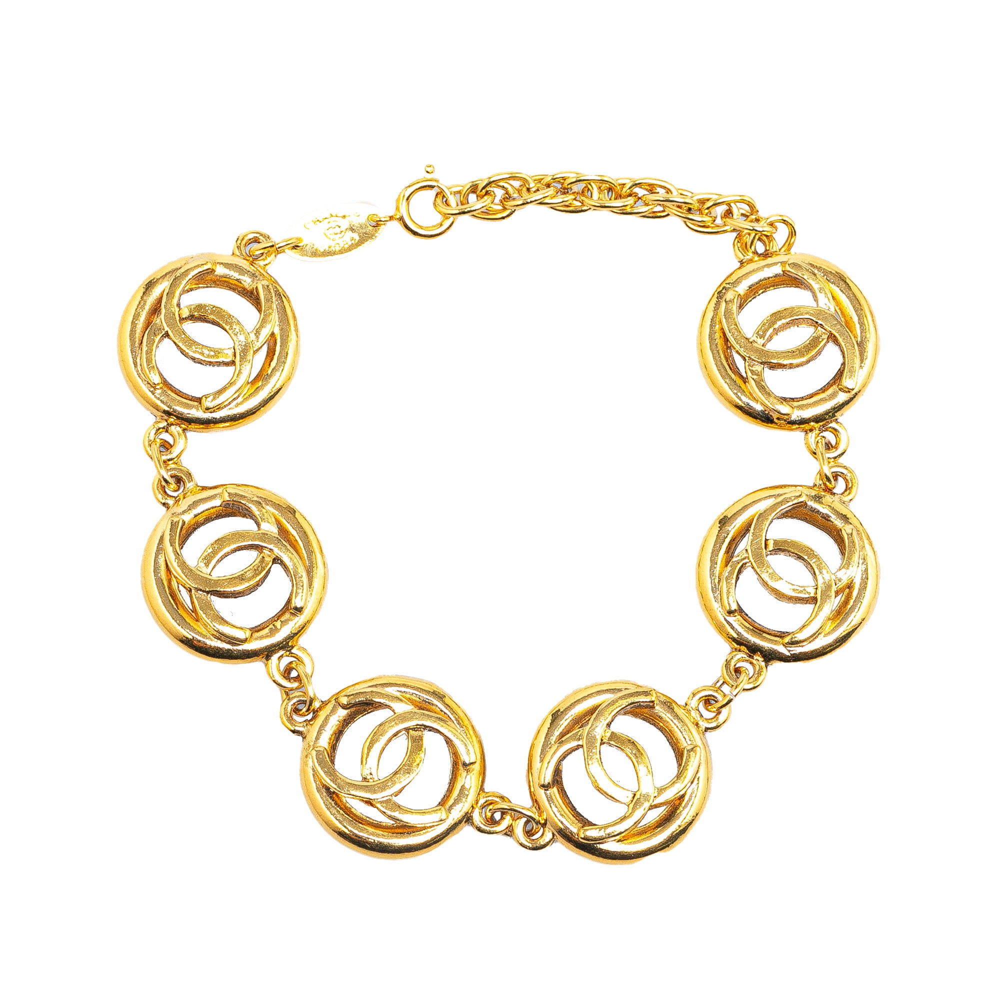 Pre-Owned Authenticated Chanel Bracelet Gold Plated Women (Good ...