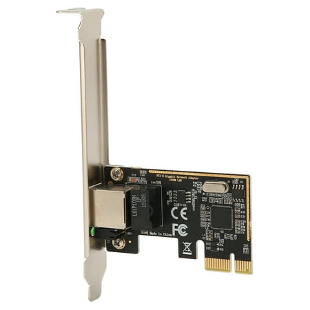 PCIE Gigabit Card, Sturdy PCIE Ethernet Card 10/100/1000/25000 Mbps ...
