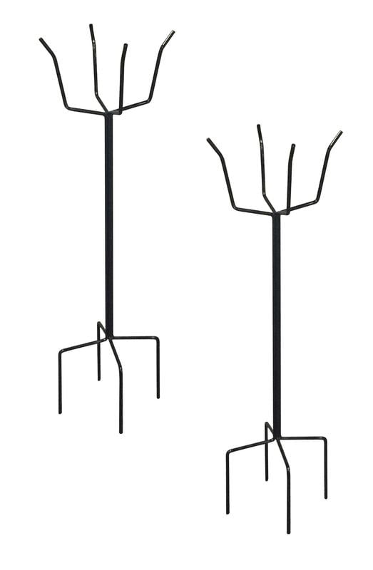 Glamos Wire 36 in. Metal Black Pot Stand (2-Pack) - Walmart.com