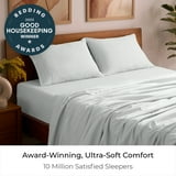 Mellanni 5-Piece Iconic Split King Bedsheet Set - Microfiber, 16" Deep ...
