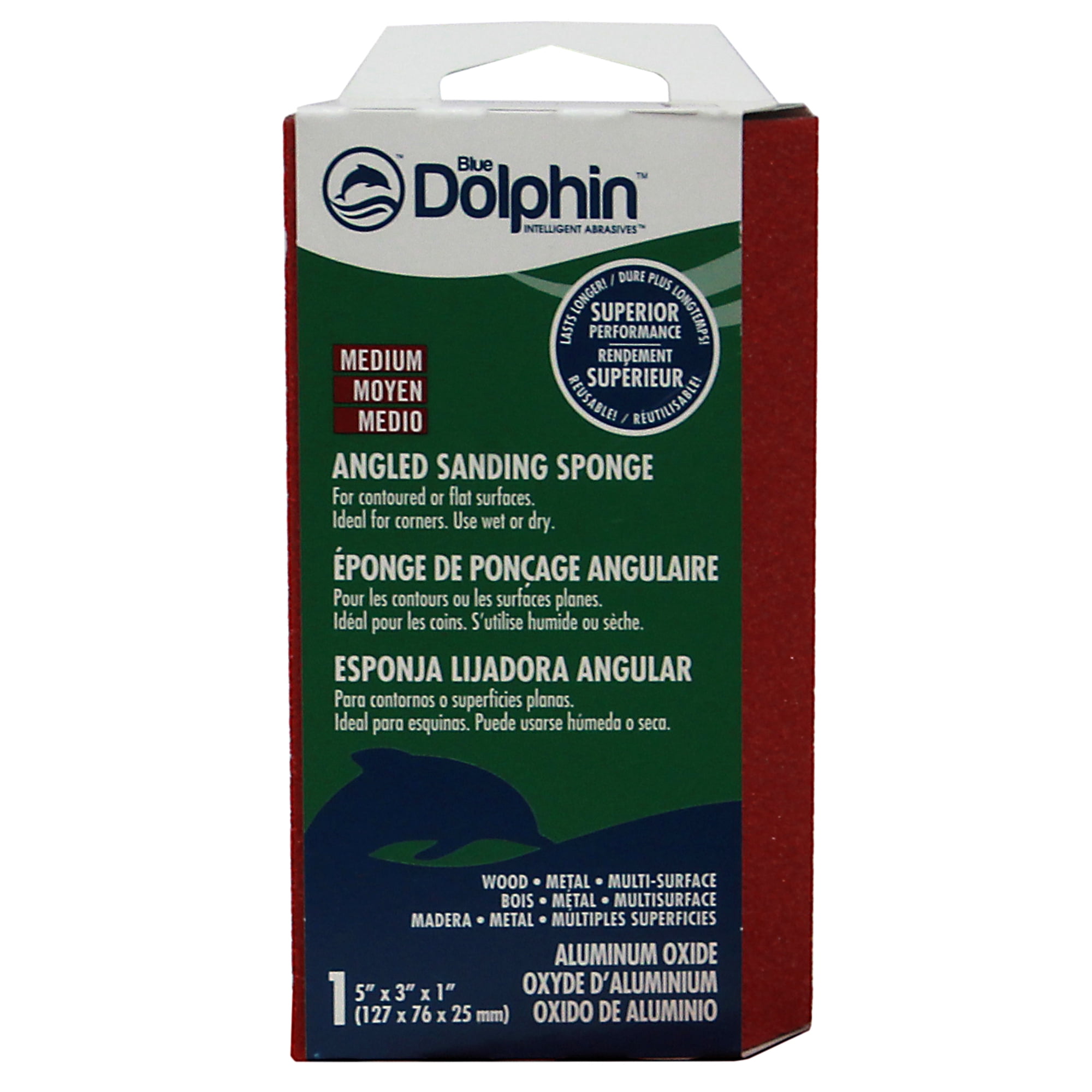 Click here for Blue Dolphin Dual Angled Sanding Sponge Medium (5... prices