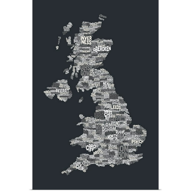 Printable Map Of Britain