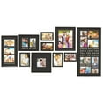 Rustic 4x6 Collage Photo Frame - Distressed PVC, Real Glass - Wall ...