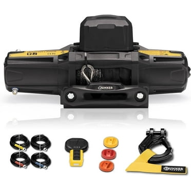 12V 500A Winch Solenoid Contactor Relay Kit, Pre-Wired Winch Control ...